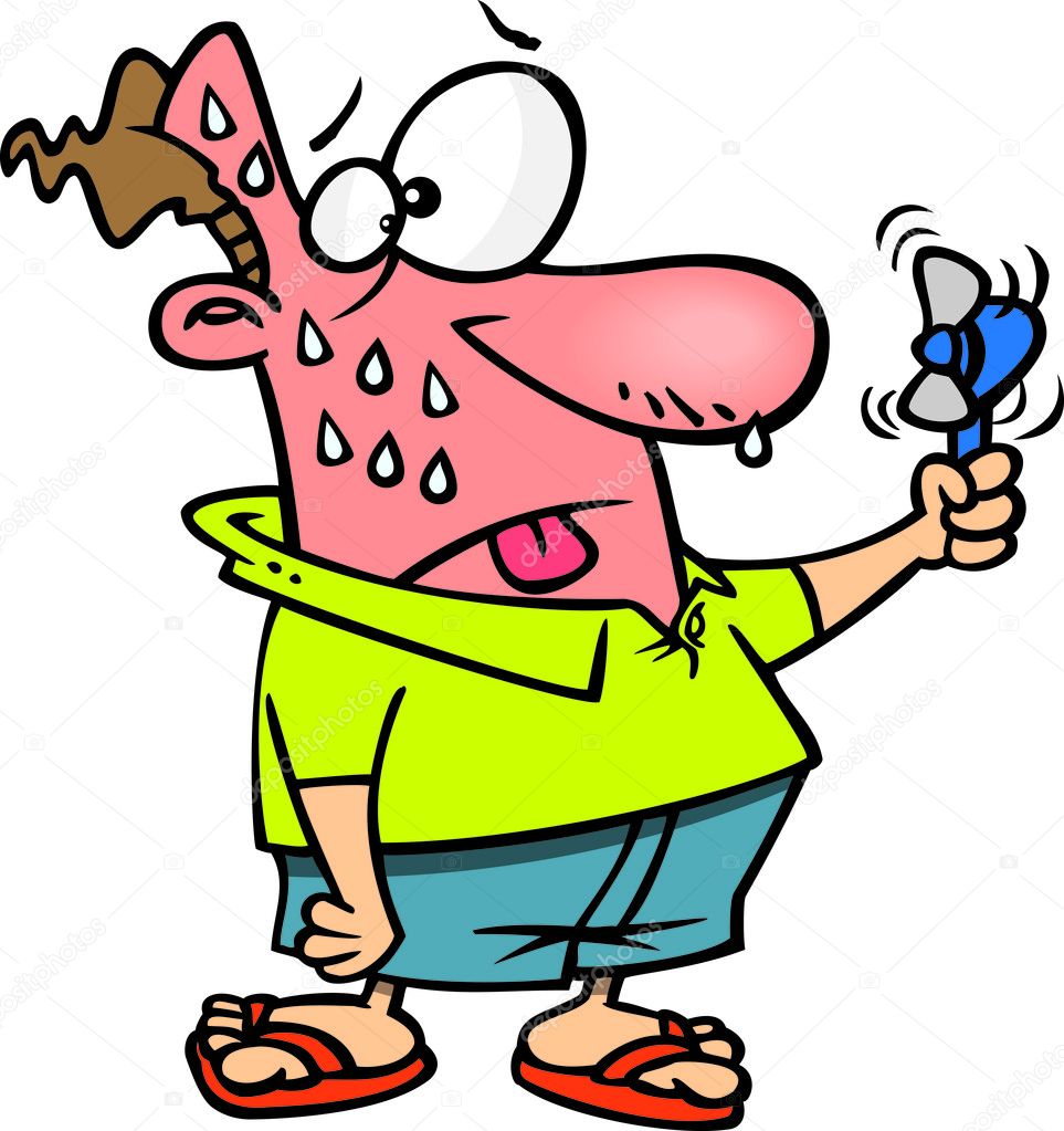 Cartoon-Hitzewelle — Stockvektor © ronleishman #14003032