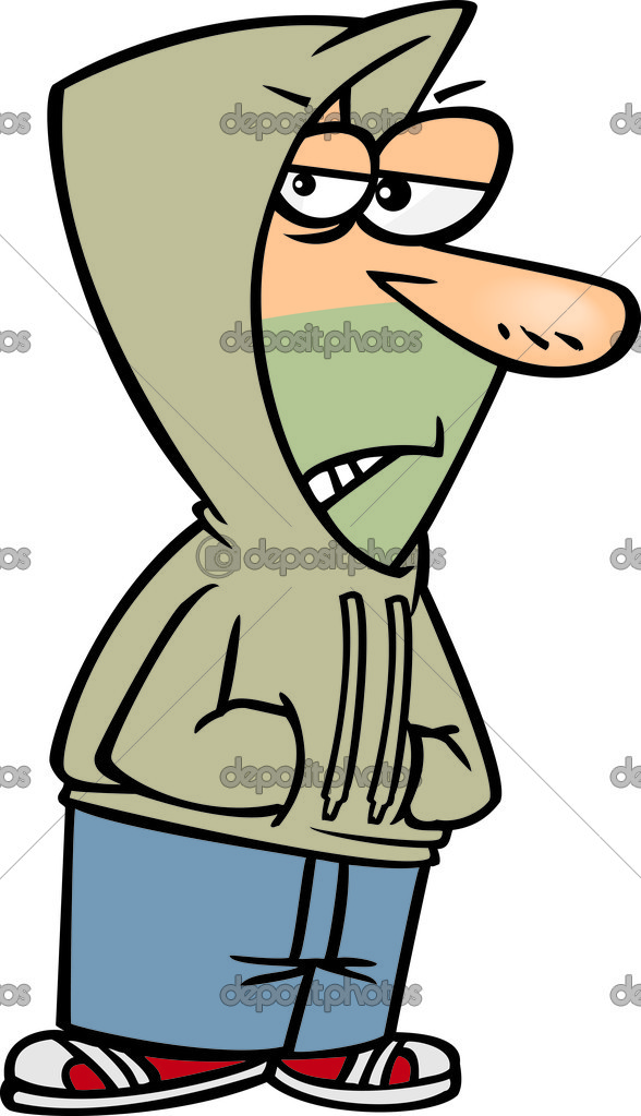 Cartoon Shady Man — Stock Vector © ronleishman #14003250