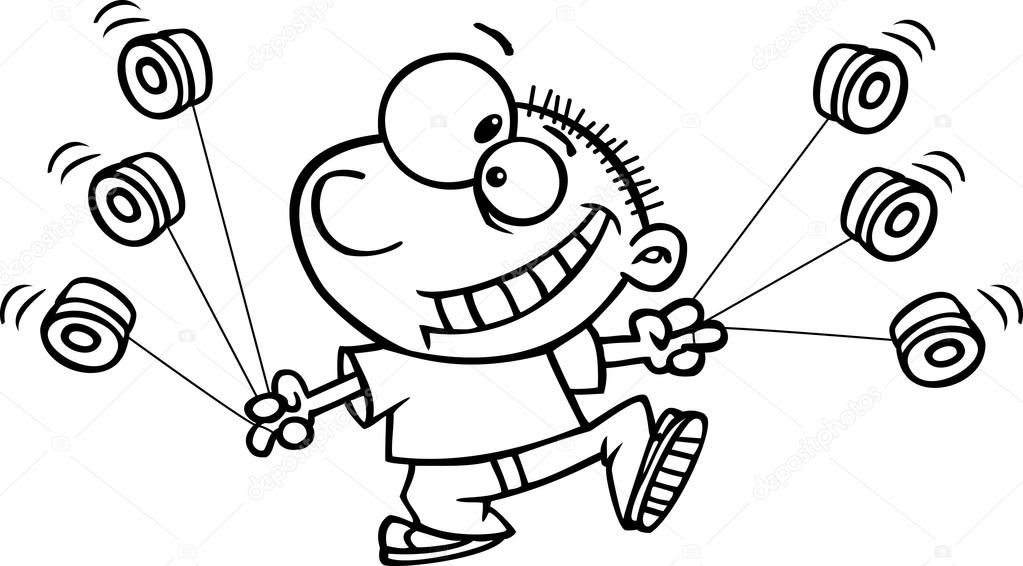 Yo Yo Clip Art Black And White