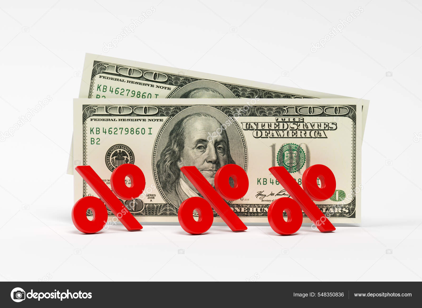 Red Dollar Bill Sign