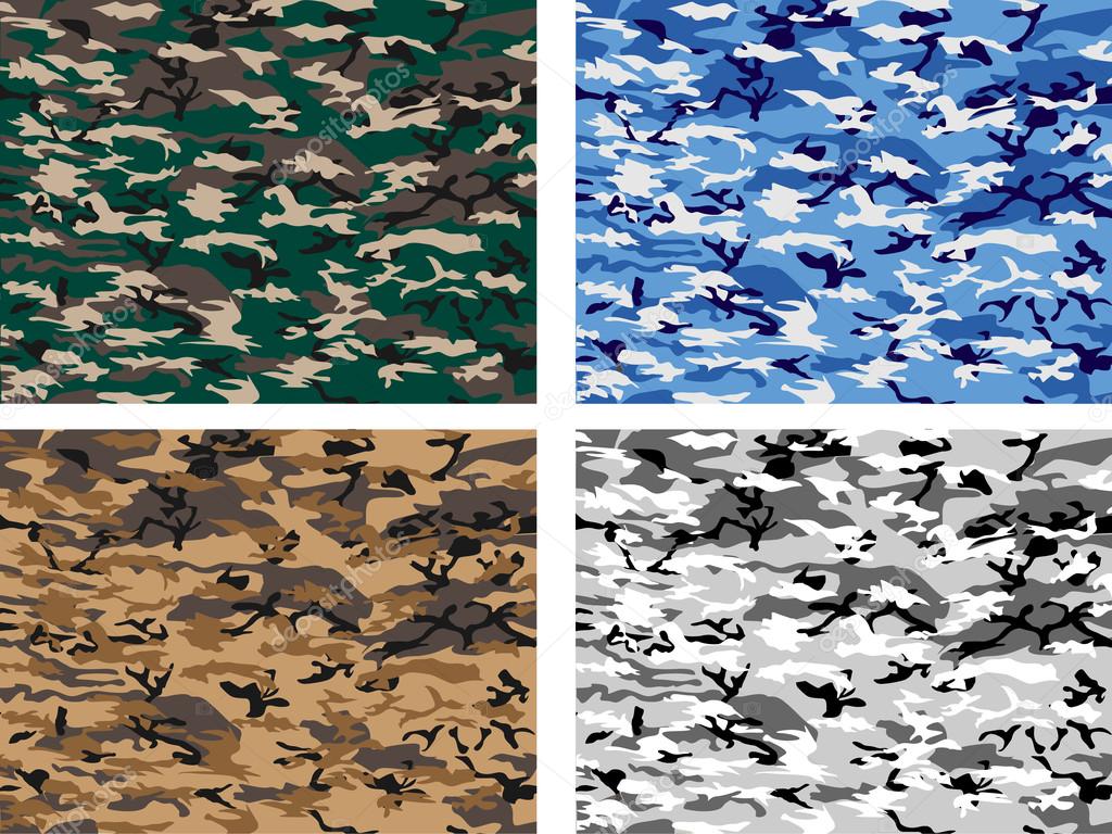 COLLECTION URBAN CAMOUFLAGE Stock Vector by ©LABBELMAN 12902208