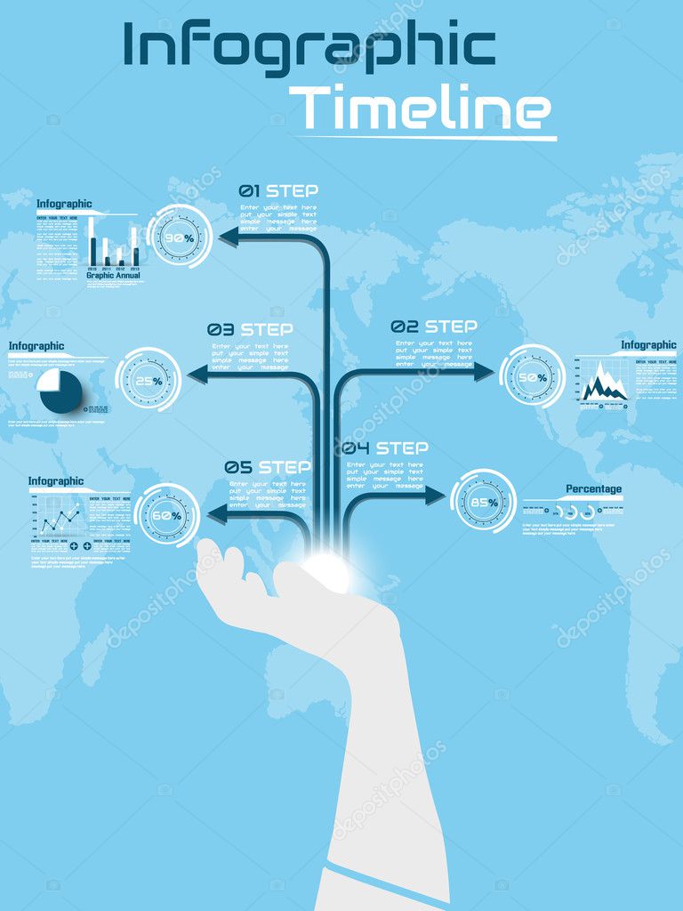 INFOGRAPHIC TECHNOLOGY TIMELINE Stock Vector by ©LABBELMAN 41440089