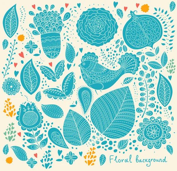 Vector detailed floral pattern — Stock Vector © Molesko #18736129