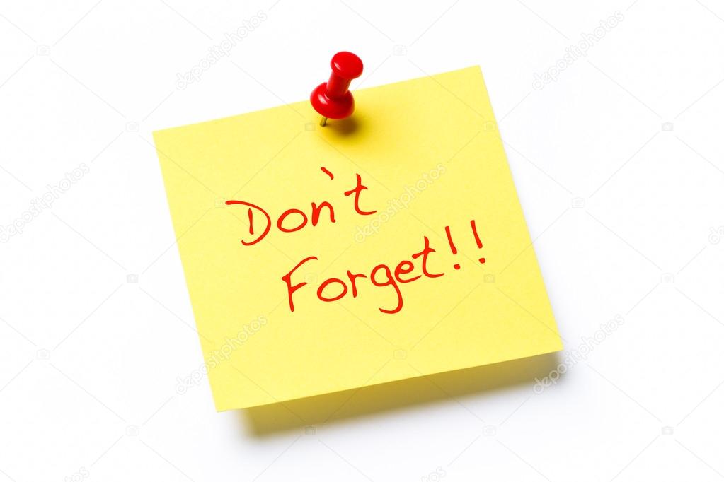 Dont Forget Post It Don't Forget By Sander De Keukelaere, Niyash,