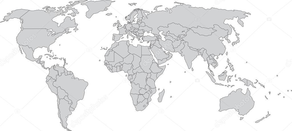 World map — Stock Vector © airdone #34970347 World map — Stock Vector © airdone #34970347