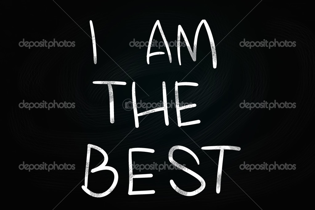 I Am The Best / I Am The Best Fashionable Calligraphy Vector Image By C ...