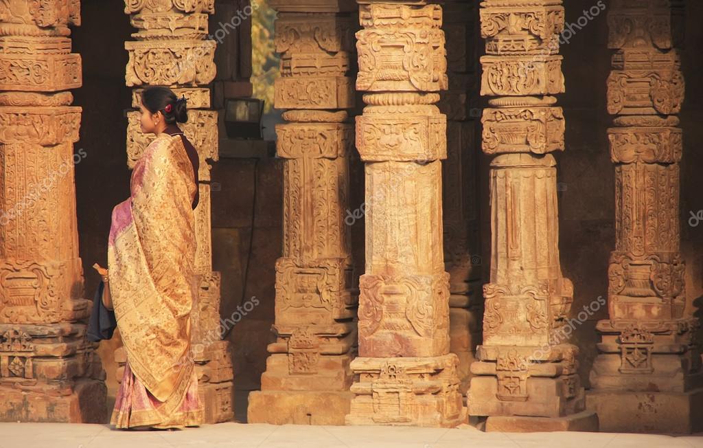 Indian Woman Standing