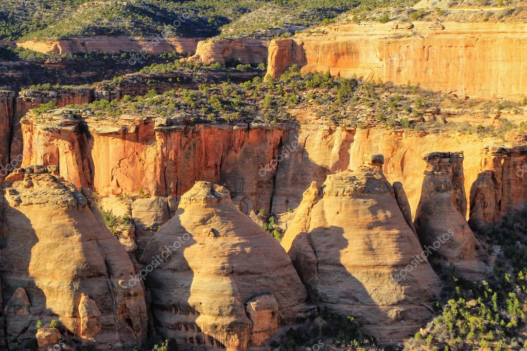 Vista de Hornos de Coca-Cola en el Monumento Nacional de Colorado ...
