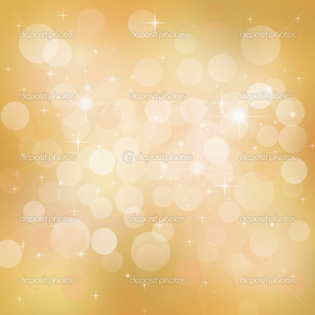 Bright golden festive abstract background with glowing luster Stock ...