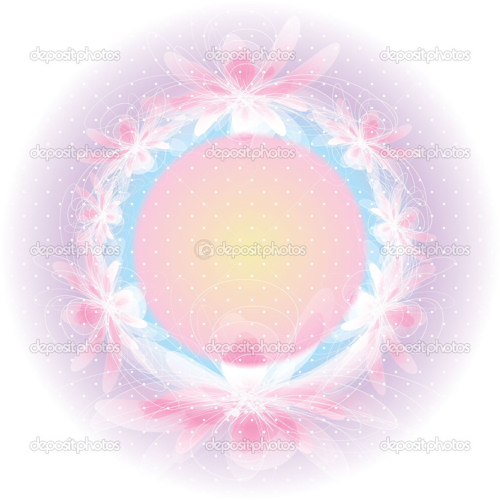 Flower circle — Stock Vector © Lokichen #18149337