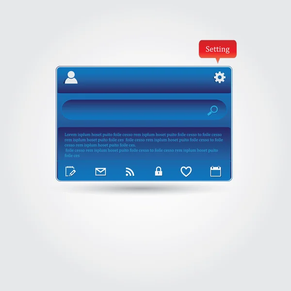 Website template Stock Vector Image by ©archymeder #4869503