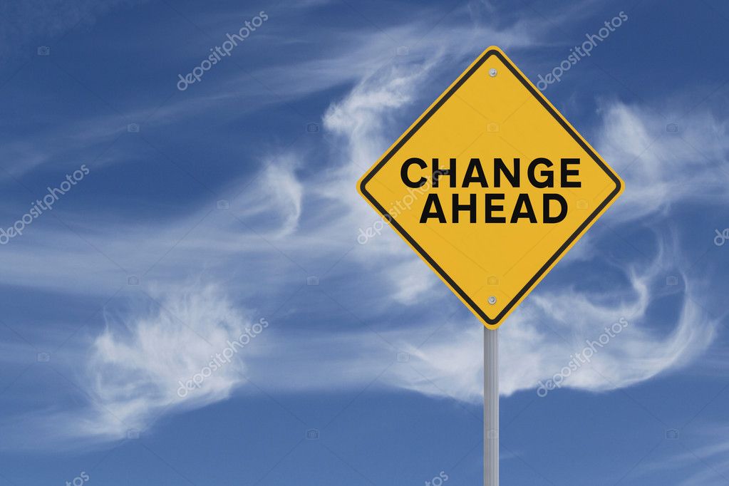 Change Ahead Stock Photo by ©amanalang 12436287