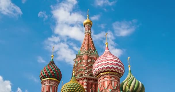 Basil's Cathedral Bright Colorful Domes Cloud Sky Moscow Russia Time ...