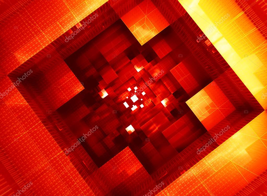 Abstract electronic system architecture form — Stock Photo © Adikk ...