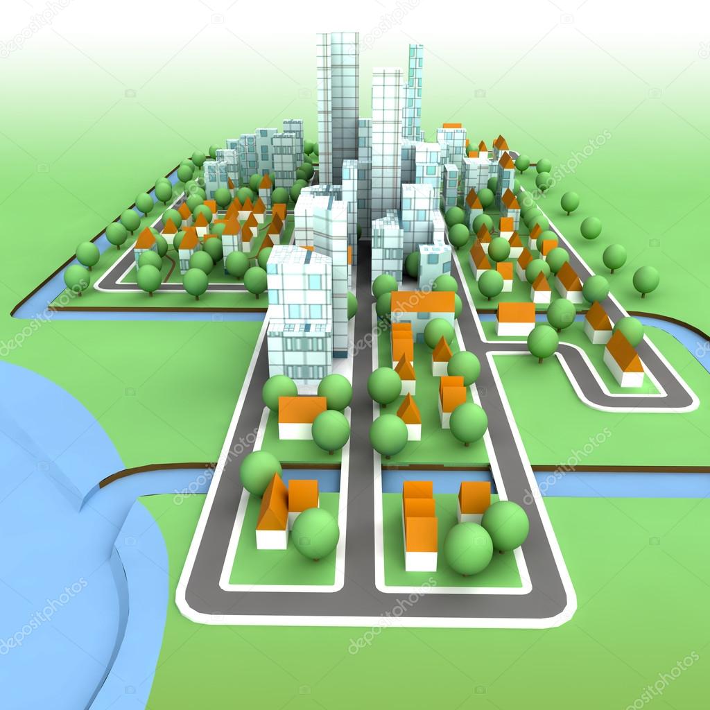 Sustainable City Concept