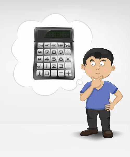 Cartoon boy thinking Vector Art Stock Images | Depositphotos