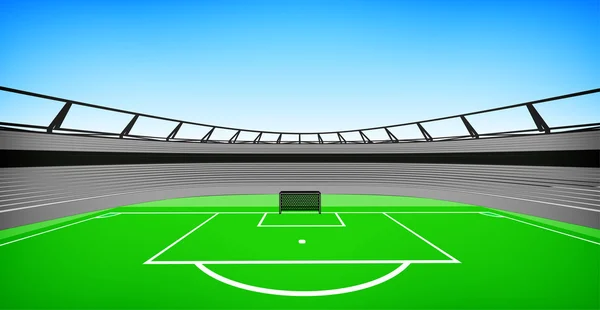 Cancha de futbol animado imágenes de stock de arte vectorial ...