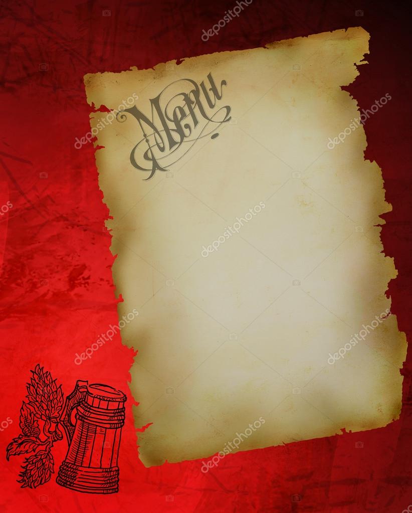 Menu background — Stock Photo © pavila1 #12517582