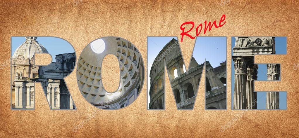 Rome letters — Stock Photo © pavila1 #32691523
