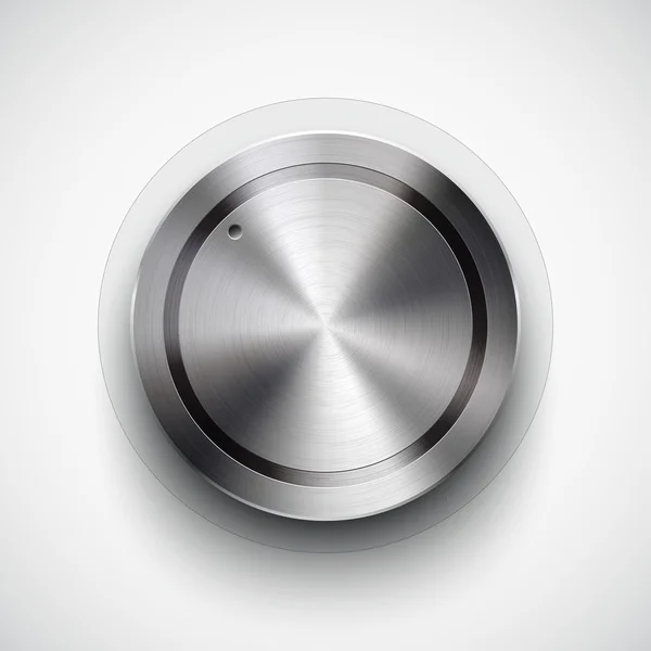Technology volume button with metal texture Stock Vector Image by ...