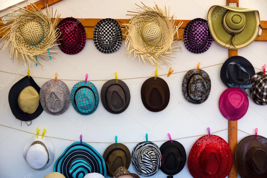 Different styles of hats. Background Stock Photo by ©S_Kohl 13158137