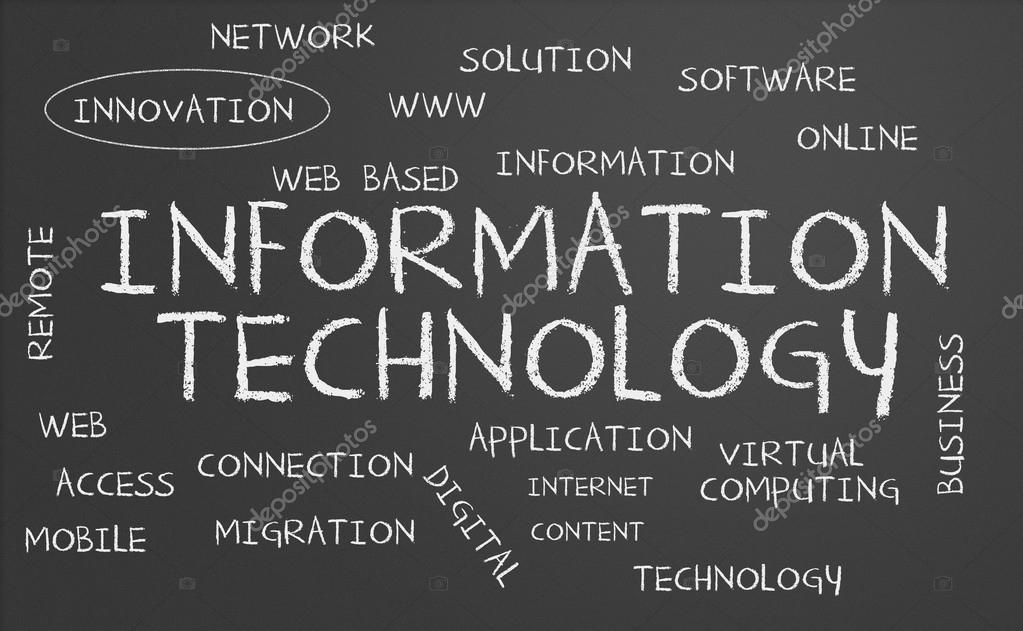 Information technology word cloud — Stock Photo © ijdema #42525435