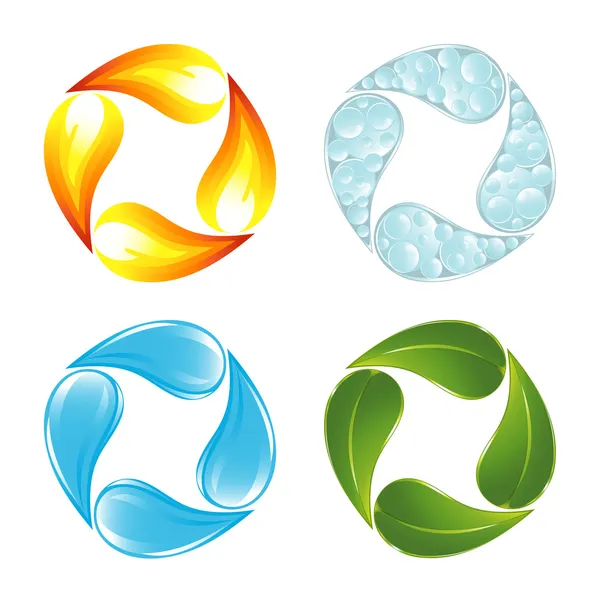 The four elements of life Stock Vector Image by ©tatus #11926498
