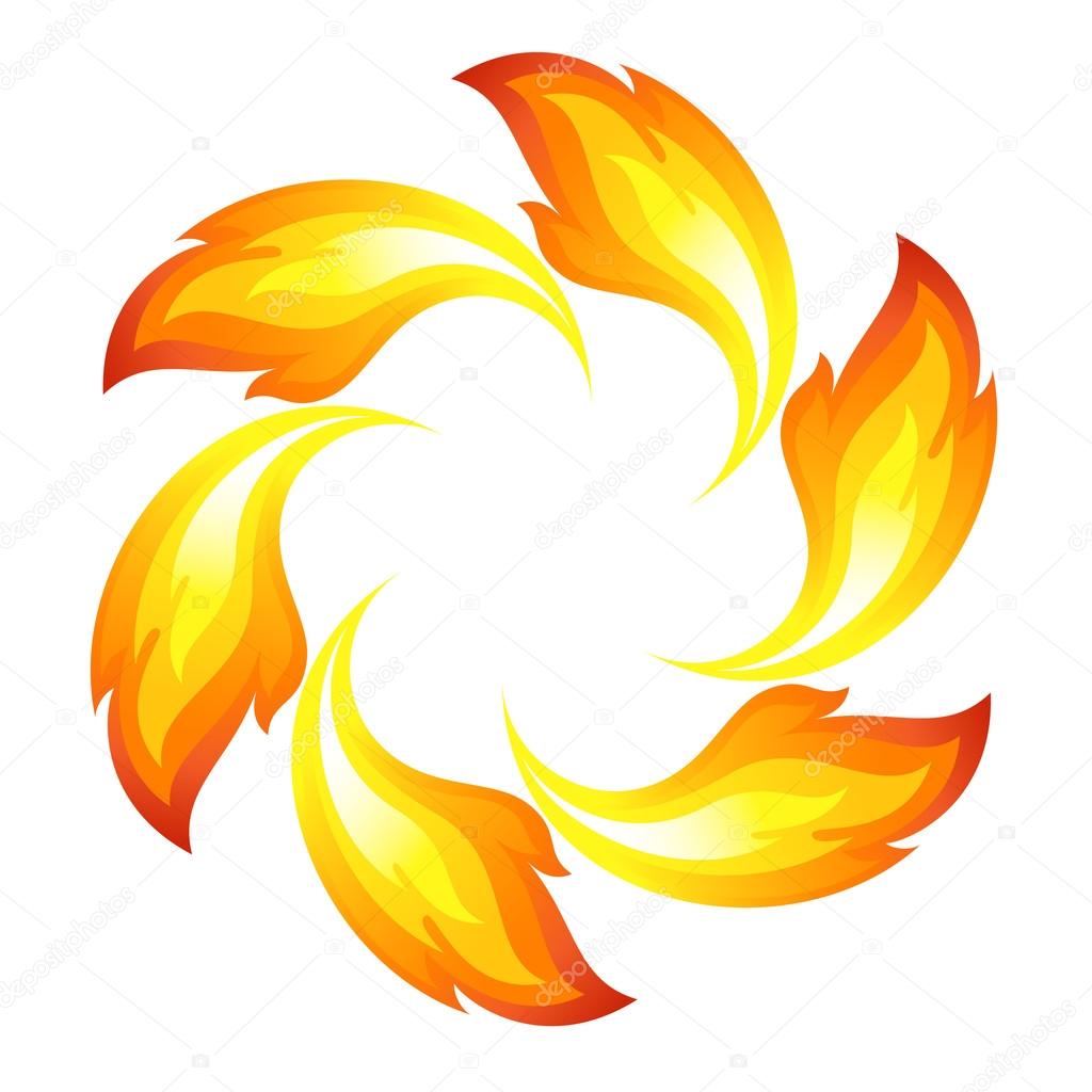 Fire flower Stock Vector Image by ©tatus #12809334