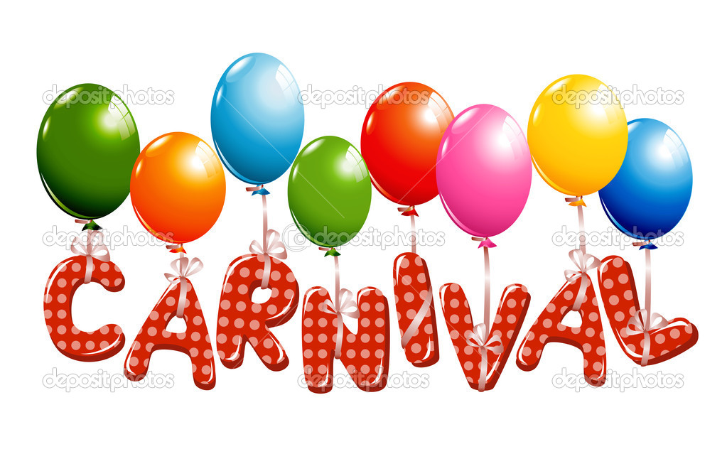 Colorful Carnival Text with balloons Stock Vector Image by ©tatus #35754001