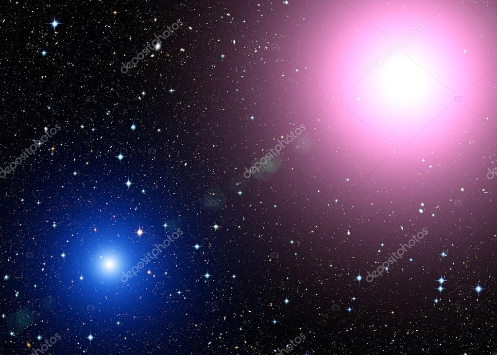 Two star in space. — Stock Photo © eevl #26519617