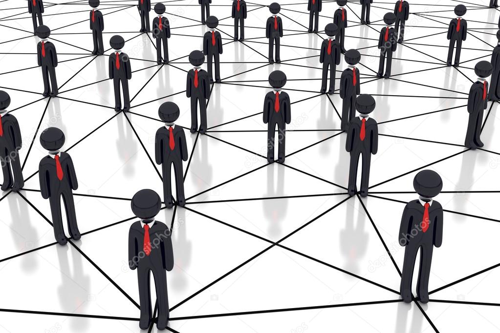 Réseau humain image libre de droit par chromatika2 © #13219213