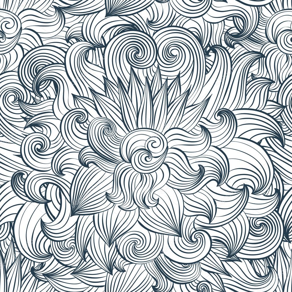 Swirl design seamless tiled pattern Stock Illustration by ©Lunarus ...