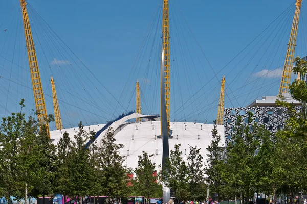 The O2 Arena in Greenwich, London opens a new roof top walk – Stock ...