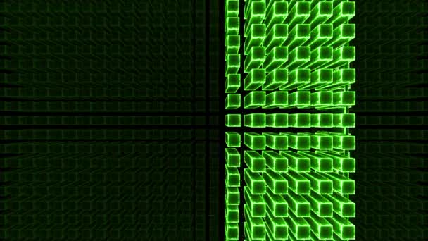 Amazing Neon Cubes Animation Lighting Cubes Animation Magic Deforming ...