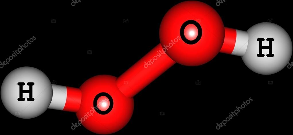 Hydrogen Peroxide Molecule Diagram
