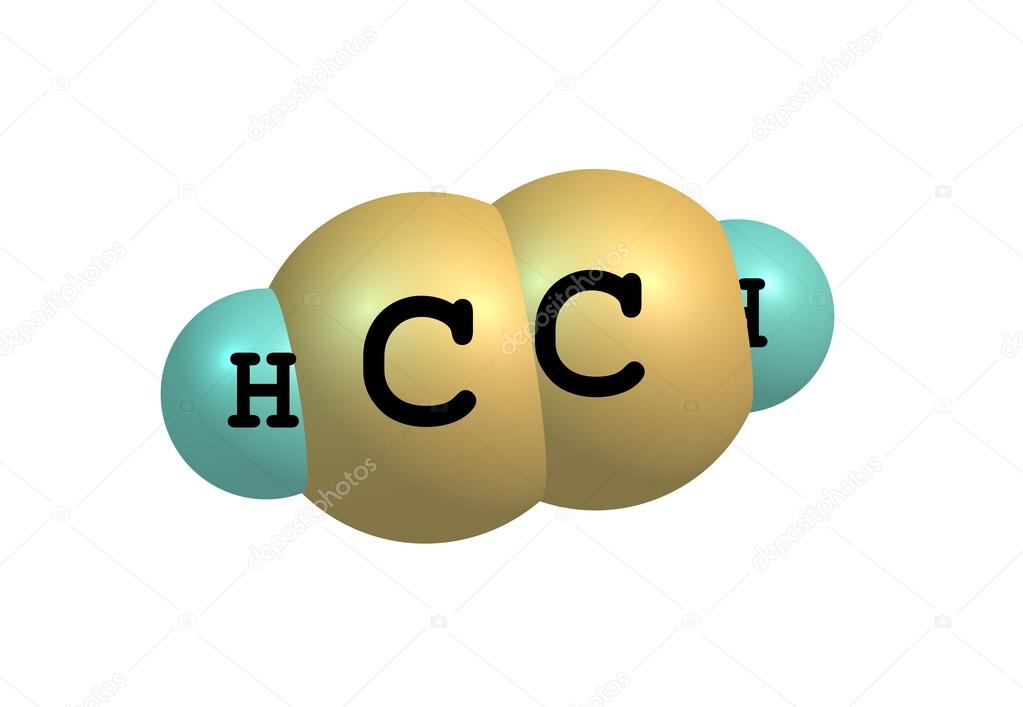 Acetylene Molecule