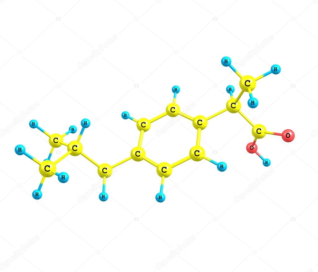 Ibuprofen 3d Structure