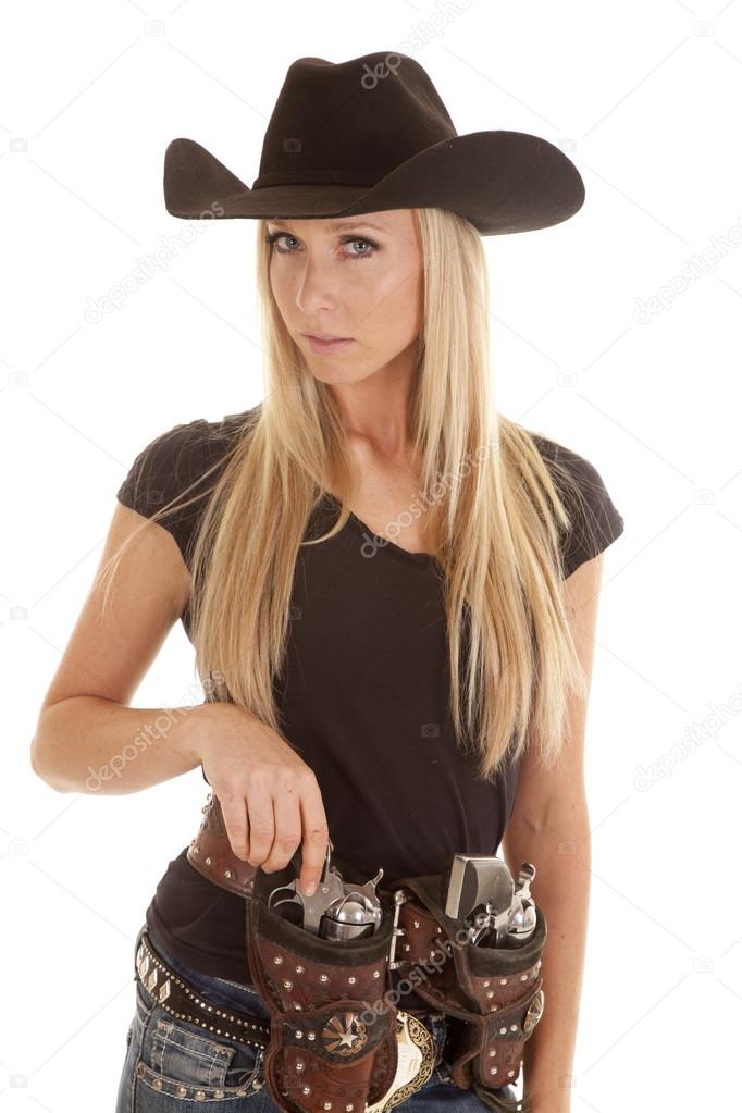 Cowgirl With Gun