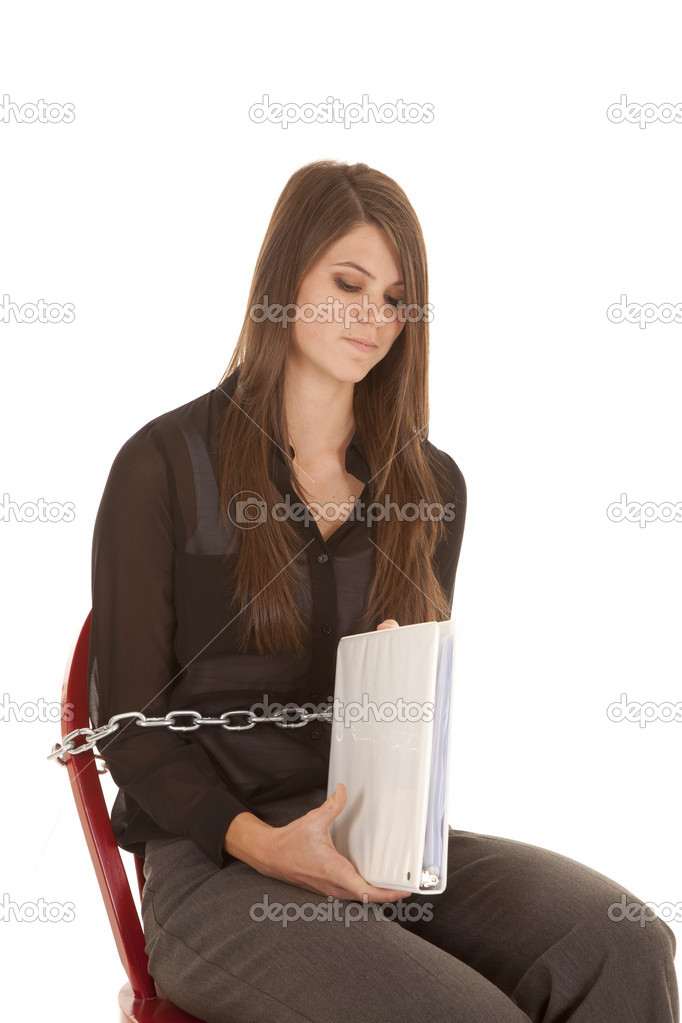 Chained to work in chair Stock Photo by ©alanpoulson 15016151
