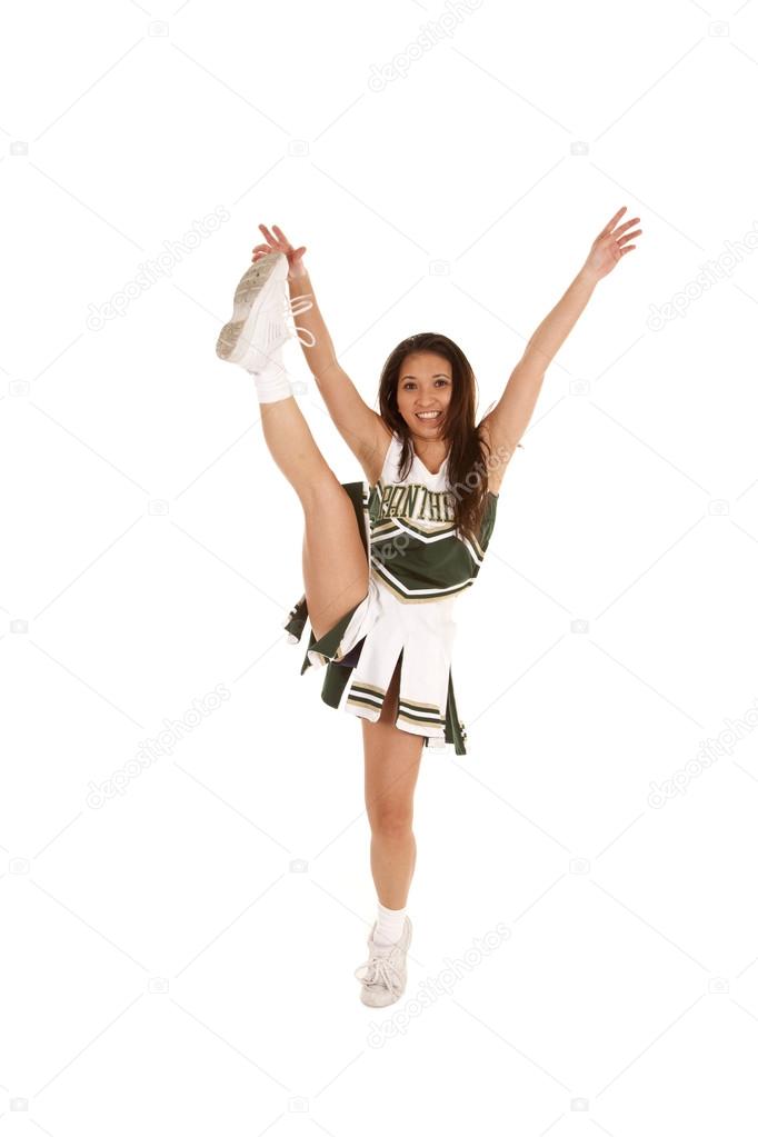 Cheerleader kicking Stock Photo by ©alanpoulson 29584071