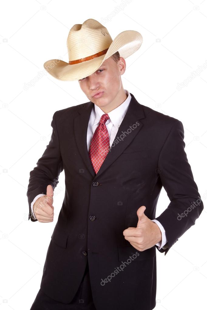 Thumbs up cowboy Stock Photo by ©alanpoulson 29591607