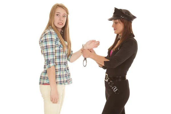 Women in handcuffs Stockfotos, lizenzfreie Women in handcuffs Bilder ...