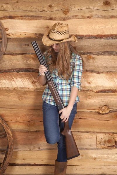 Cowgirl shotgun aim out Stock Photo by ©alanpoulson 37613793