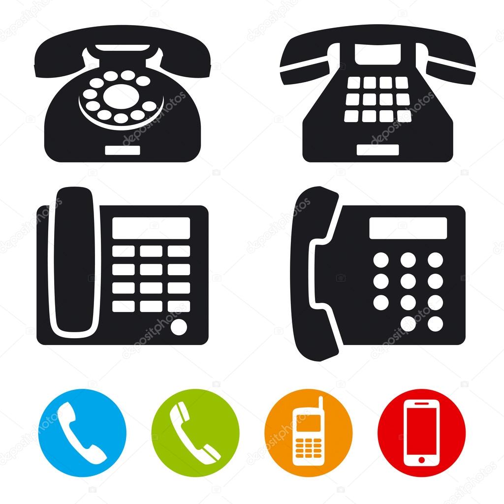 Phone vector icons — Stock Vector © AlexeyPushkin #21714473