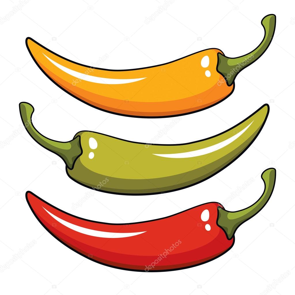 Pepper — Stock Vector © AlexeyPushkin #30081571