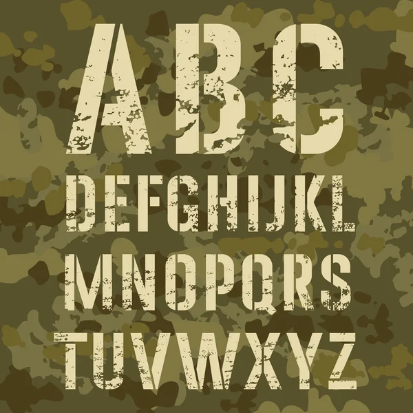 1,008 Military vintage alphabet Vectors, Royalty-free Vector Military ...