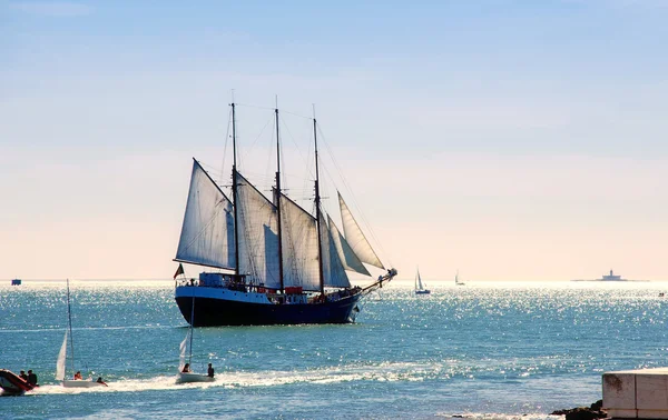 Old ship galleon in Maritime Museum, Lisbon, Portugal. — Stock ...