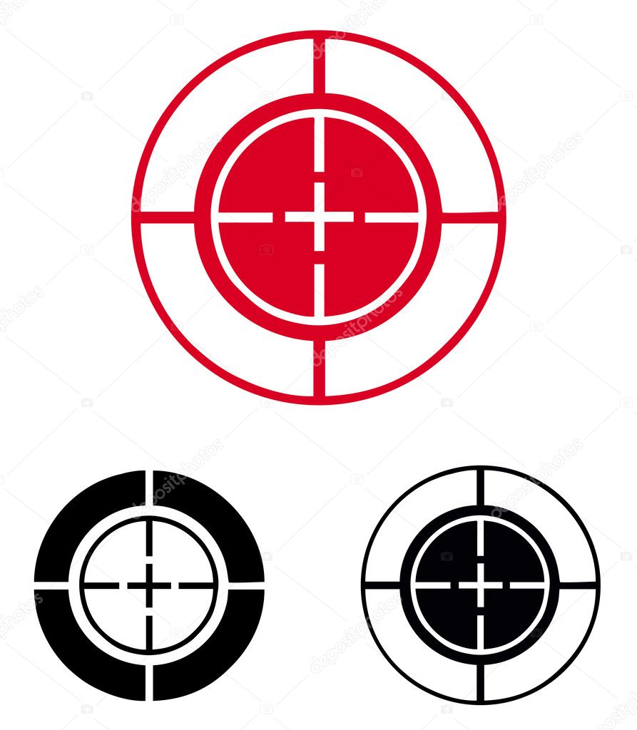 Cross Hairs. Target Stock Vector Image by ©barcova.natalia #27199893