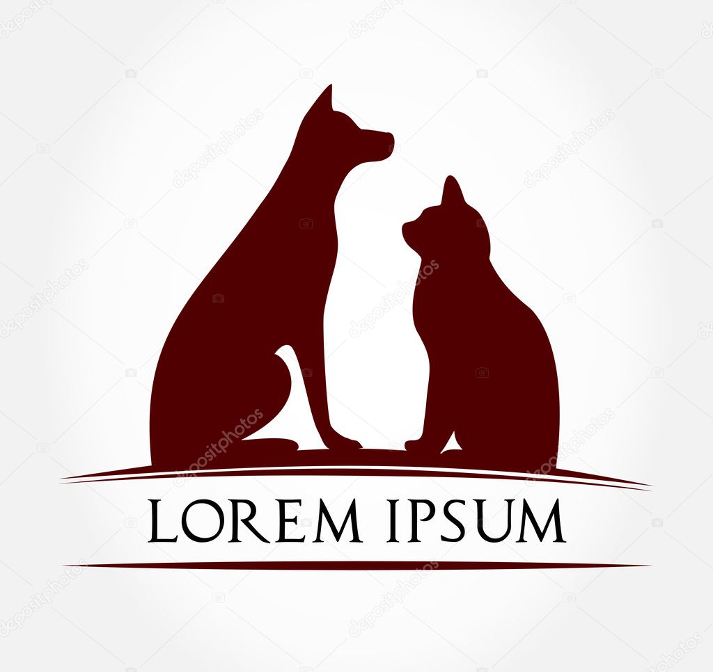 Símbolo de perro y gato - animal Vector de stock por ©barcova.natalia ...