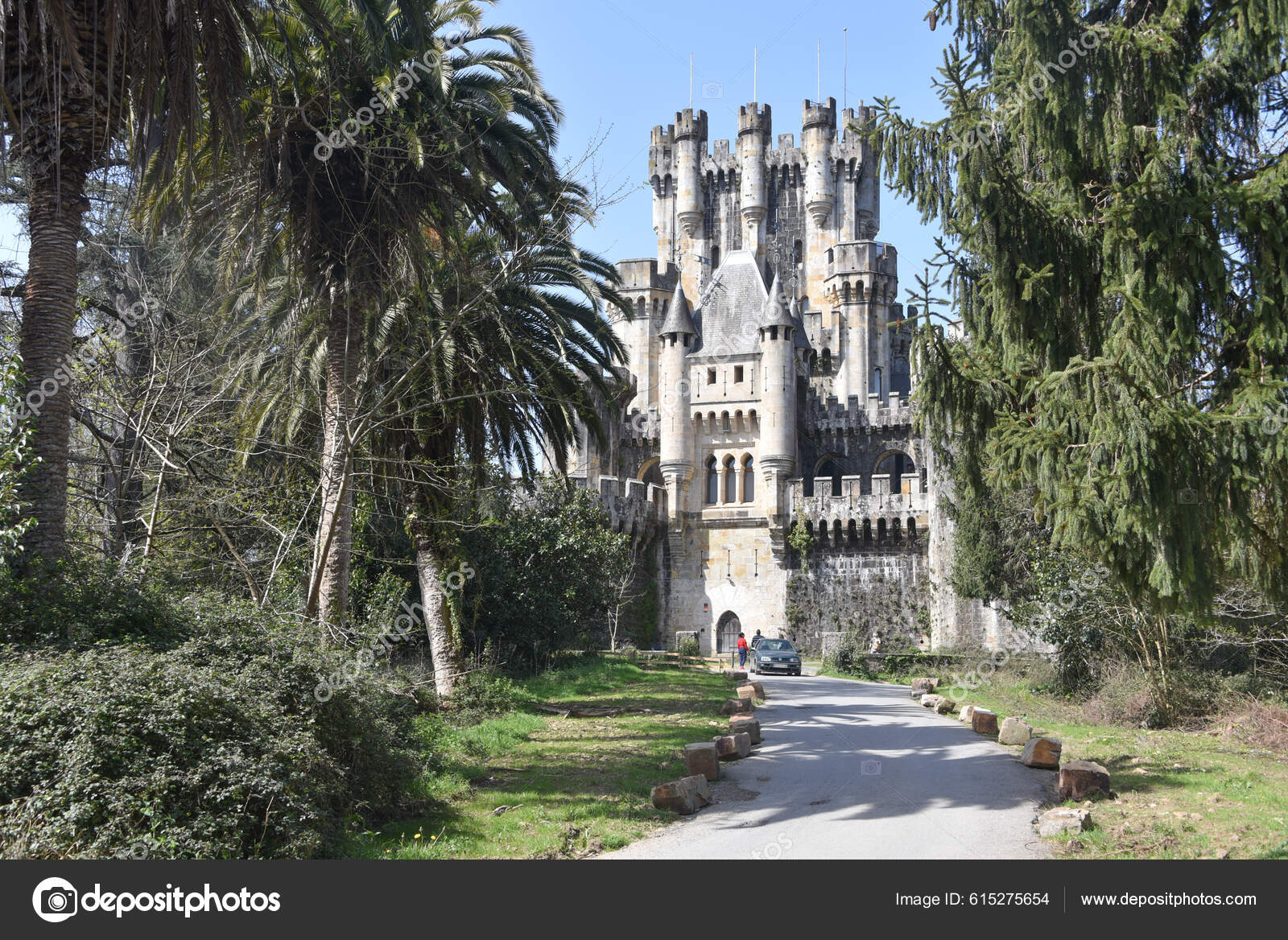 Butroi Spain April 2022 Butron Castle Basque Country Spain – Stock ...